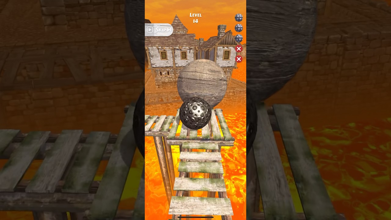 I THROW BIS BALL IN VOLCANO ROLLANCE BALLS #shorts - YouTube