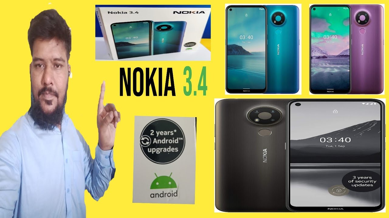 NOKIA 3.4 4GB-RAM/64GB-ROM ALL FEATURE IN THIS VIDEO مکمل معلومات کیلئے ...