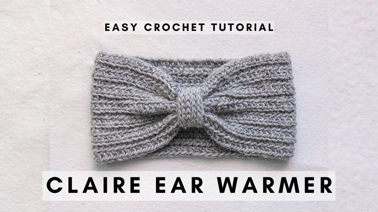 Crochet Ear Warmer Tutorial | Easy Crochet Headband - YouTube