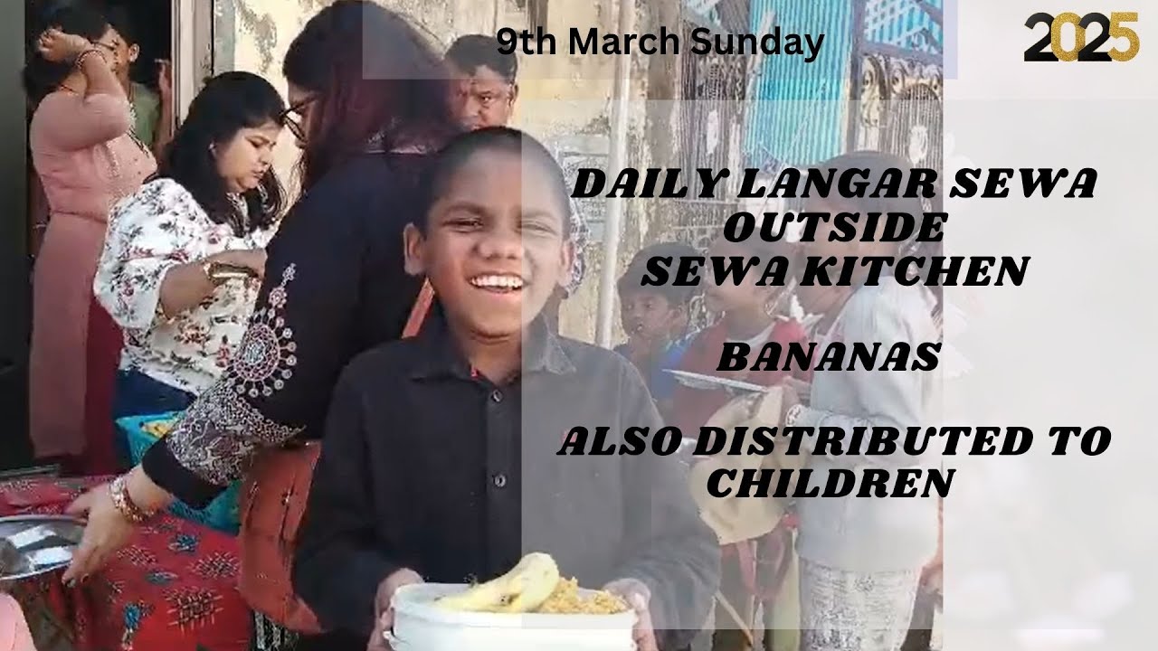 GURUGRAM DAILY LANGAR OUTSIDE SEWA KITCHEN - 9th March 2025 - YouTube