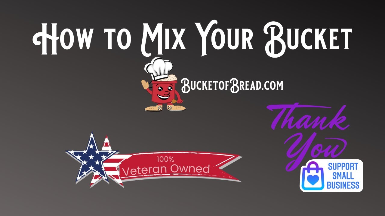 How to Mix a Bucket of Bread - YouTube