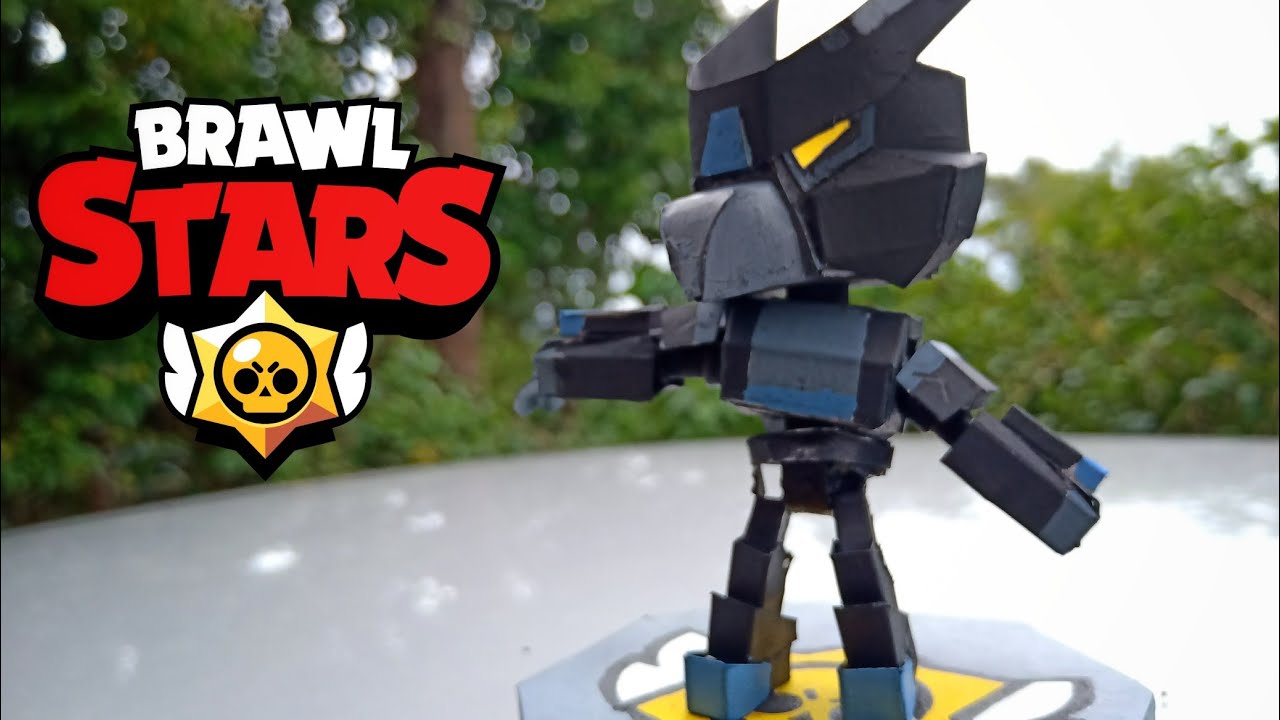 Brawl stars | Night Mecha Crow paper model - YouTube