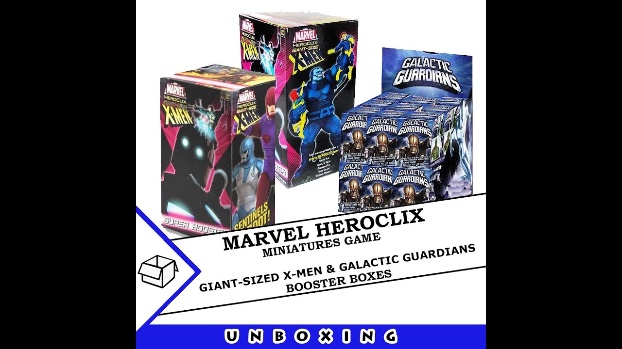 Marvel Heroclix: Giant-Sized X-Men & Galactic Guardians booster boxes ...