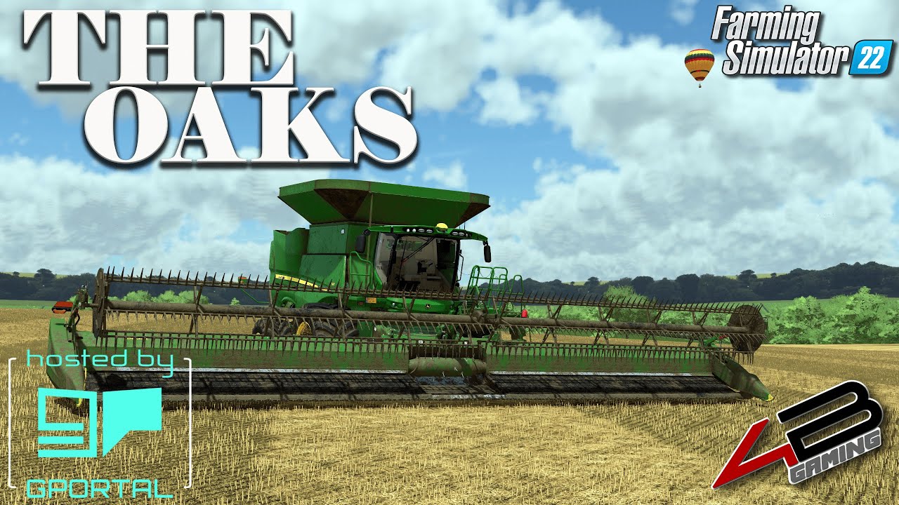 Buying a New Harvester and Harvesting our Oats!!! The Oaks Fs22 - YouTube