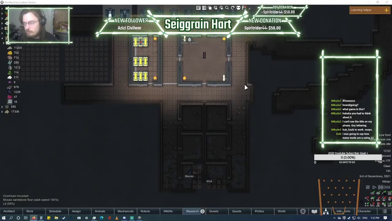 [ENG] Expanding the Underground! (Rimworld Modded 29OCT2020) - YouTube