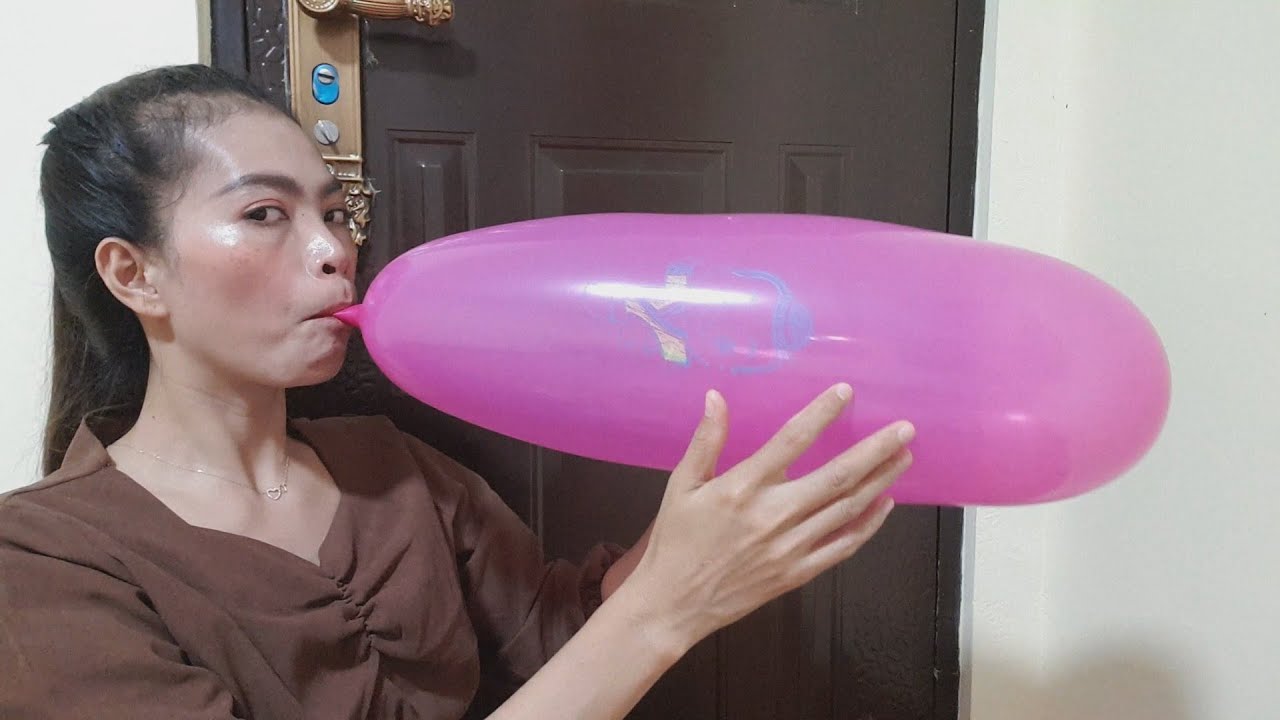 Amazing Balloon Blowing How to learn colors by blowing balloons - YouTube