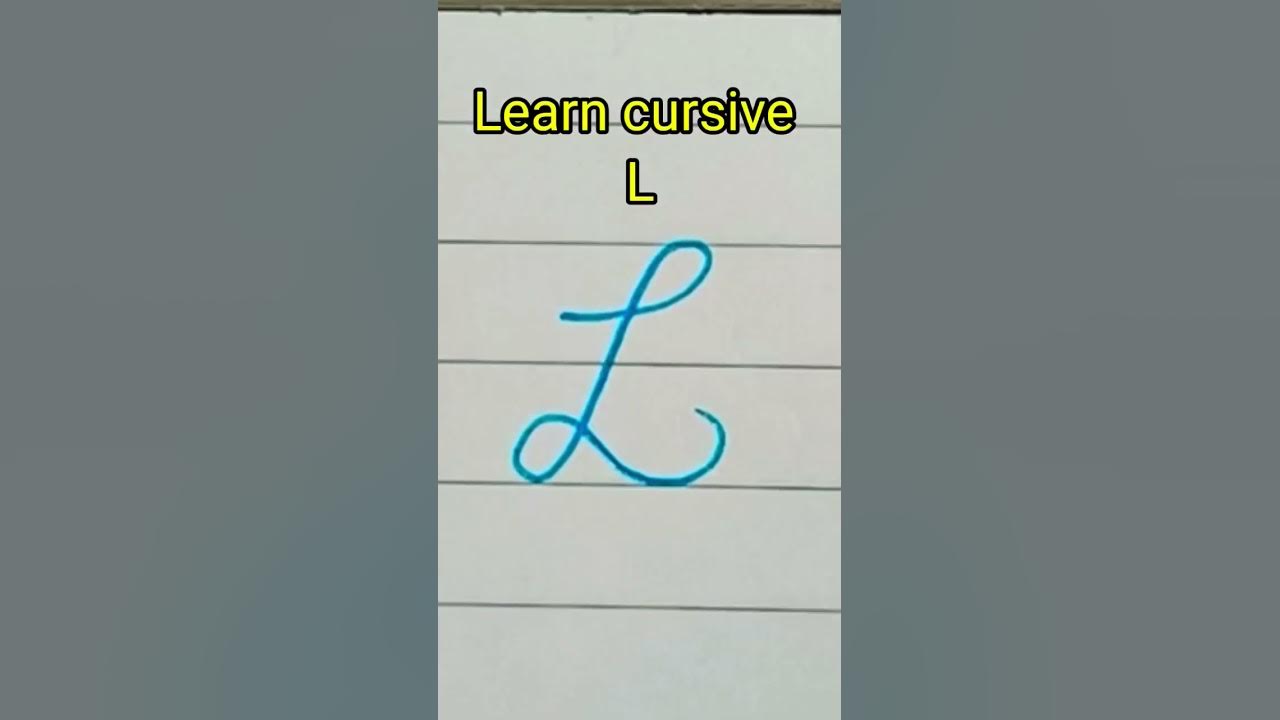 Cursive Handwriting Tutorial ICursive Writing - YouTube