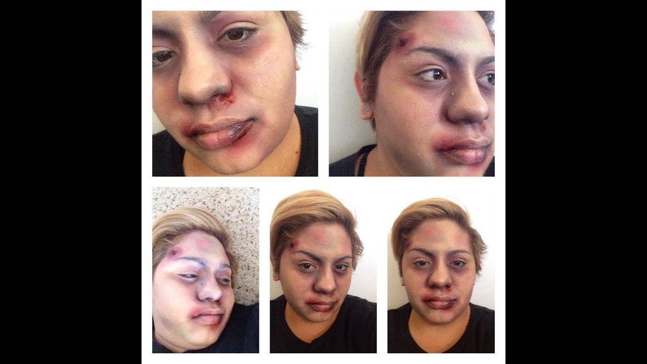 Halloween Makeup Tutorials: beat up/dead - YouTube