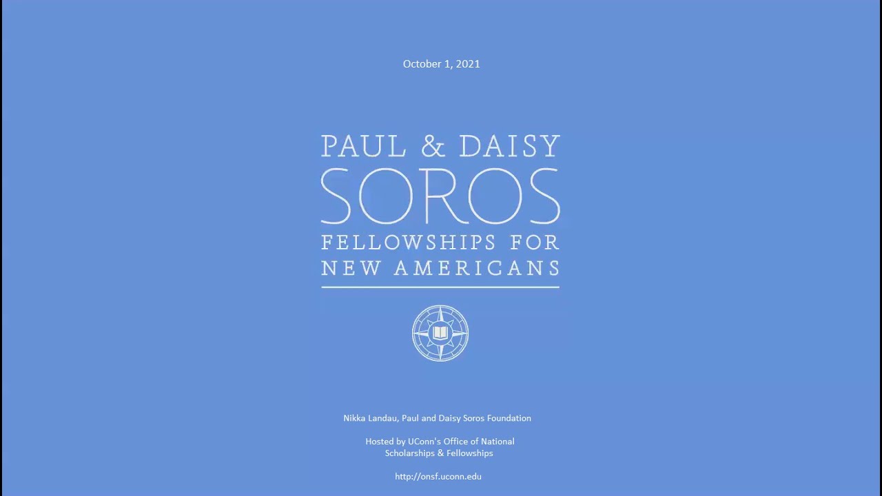 PD Soros Information Session Oct 1 2021 - YouTube