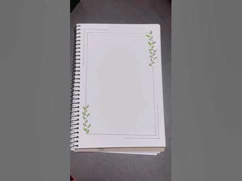 simple cover page design..... #art #coverpage #shorts - YouTube