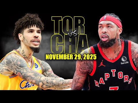 Toronto Raptors vs Charlotte Hornets Full Game Highlights - November 29, 2025 | NBA Season