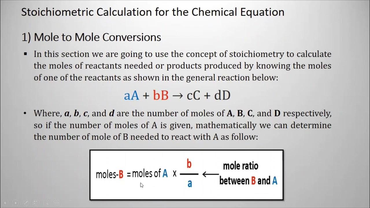 Mass relationships and Chemical Stoichiometry Fundamentals - YouTube
