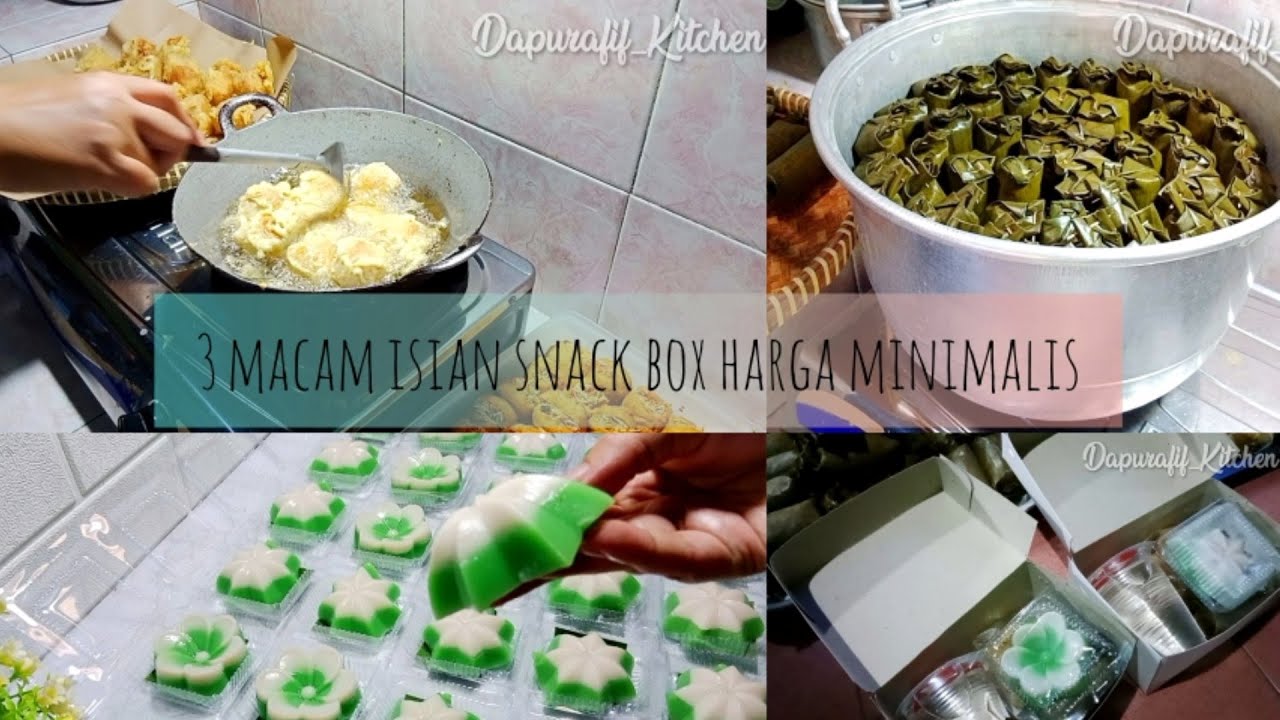 SEHARI MEMBUAT 3 MACAM ISIAN SNACK BOX 60 PCS HARGA MINIMALIS ...
