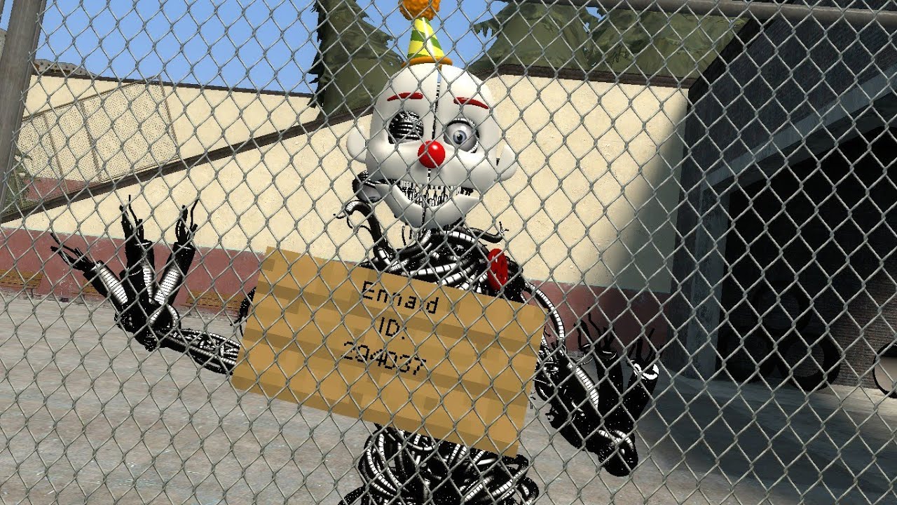 (GMOD FNAF) Ennard Goes to Prison - YouTube