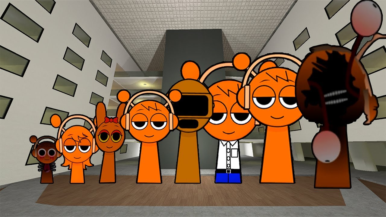 All the Sizes Of Nightmare Sprunki Oren & Orange Simon want me to help ...
