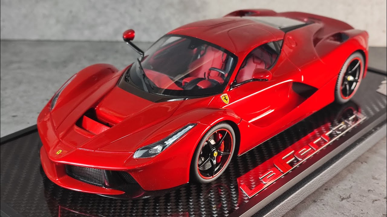 1/18 BBR Laferrari Rosso Fuoco (Lewis Hamilton) - YouTube