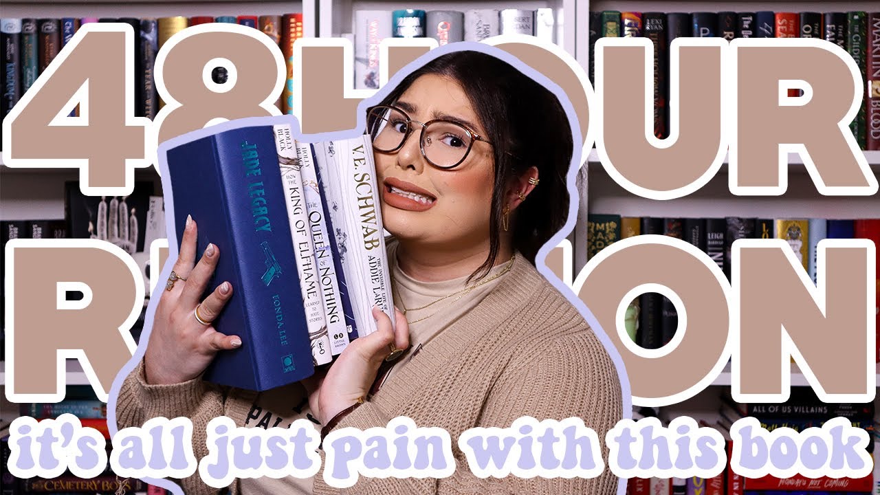 i read 5 books in 48 HOURS 📚 48 hour readathon vlog (and the chill ...