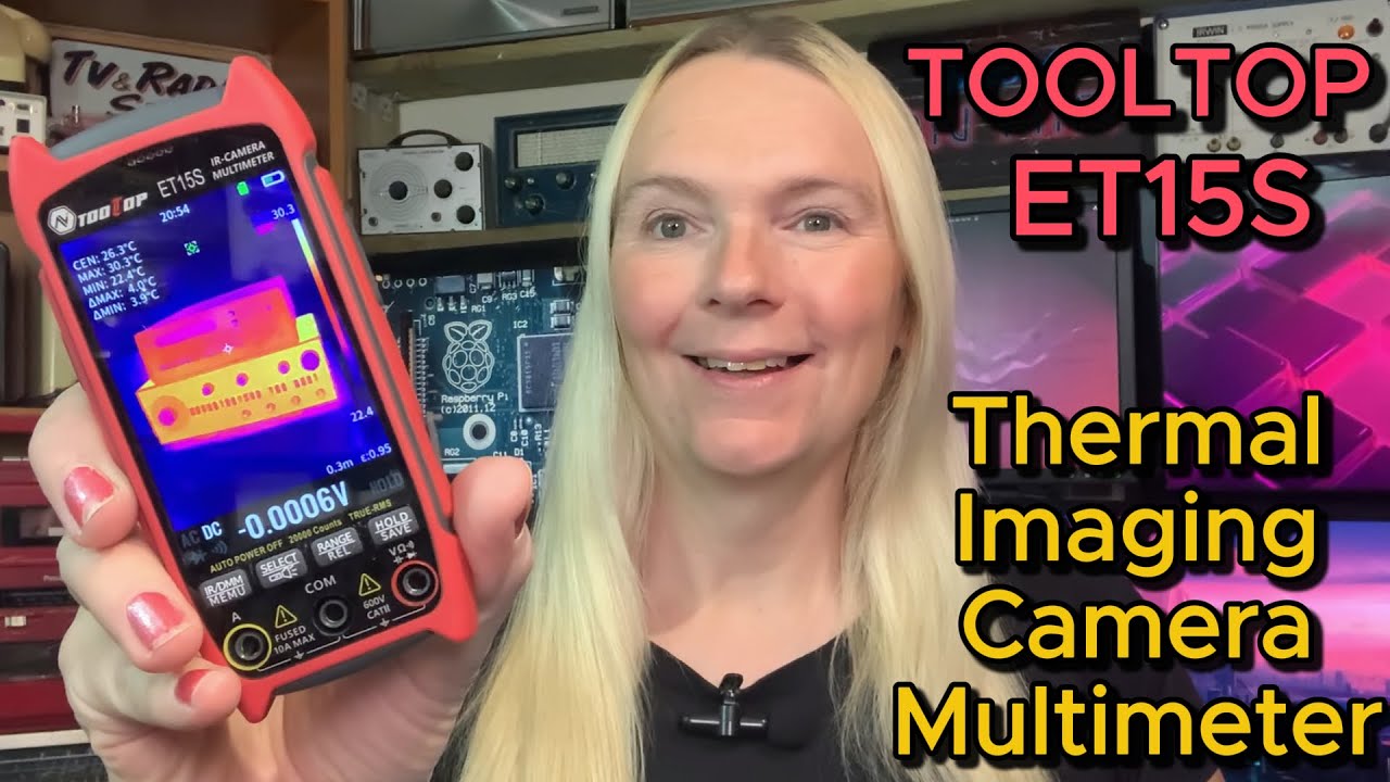 Tooltop ET15S Thermal Imaging Camera Multimeter With Macro Lens! - YouTube