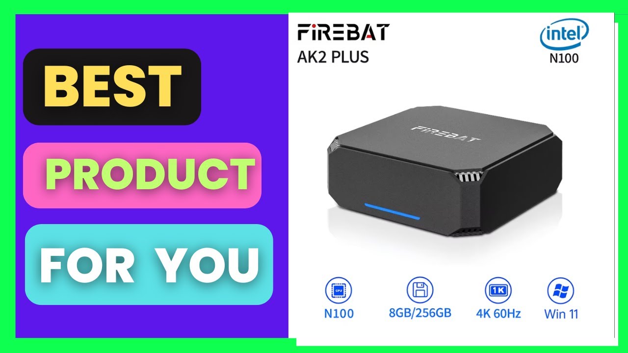 FIREBAT AK2 PLUS MiniPC Intel N100 Dual Band WiFi5 BT4.2 - YouTube