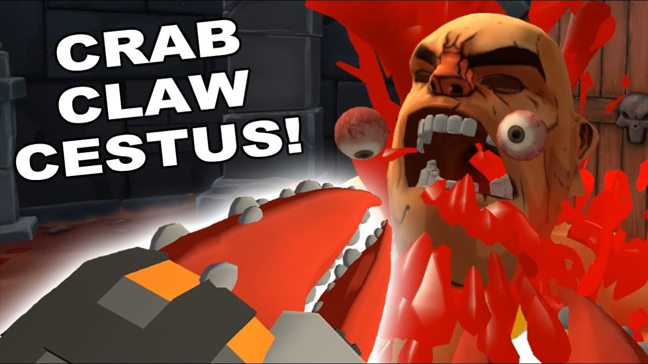 CRAB CLAW CESTUS! -- Let's Play Gorn (HTC Vive VR Gameplay)(Steam Early ...