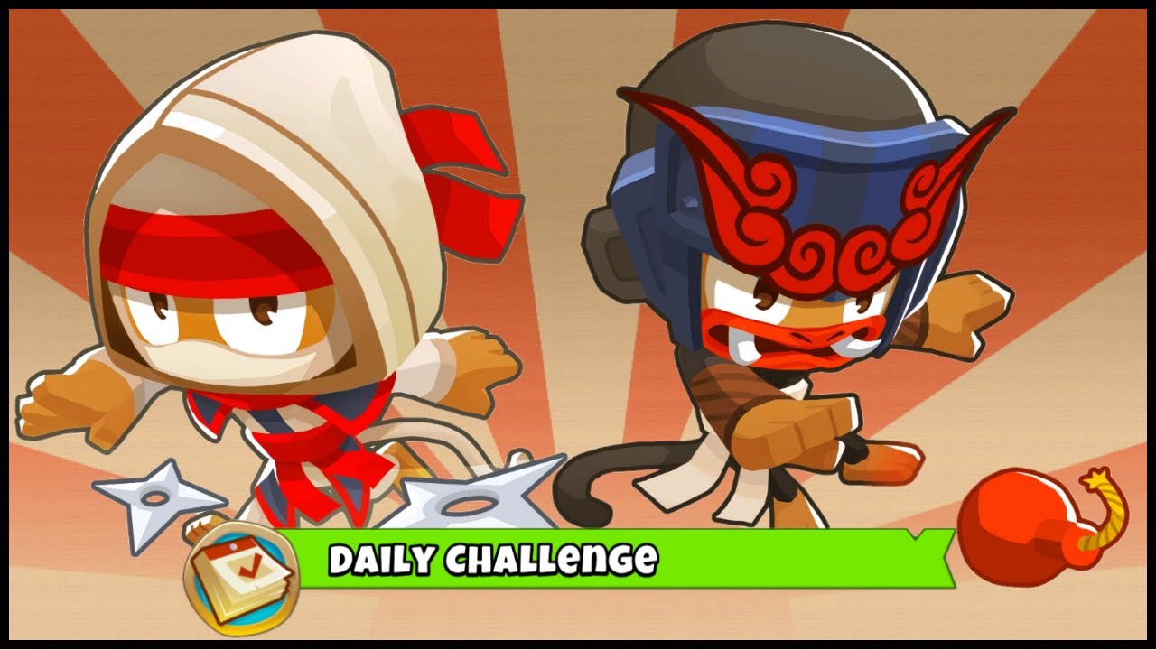 Cartoon Ninja Monkey