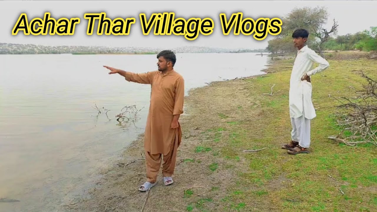 Achro Thar Desert Village | Barish Main Enjoy | Chaniho Vlogs - YouTube