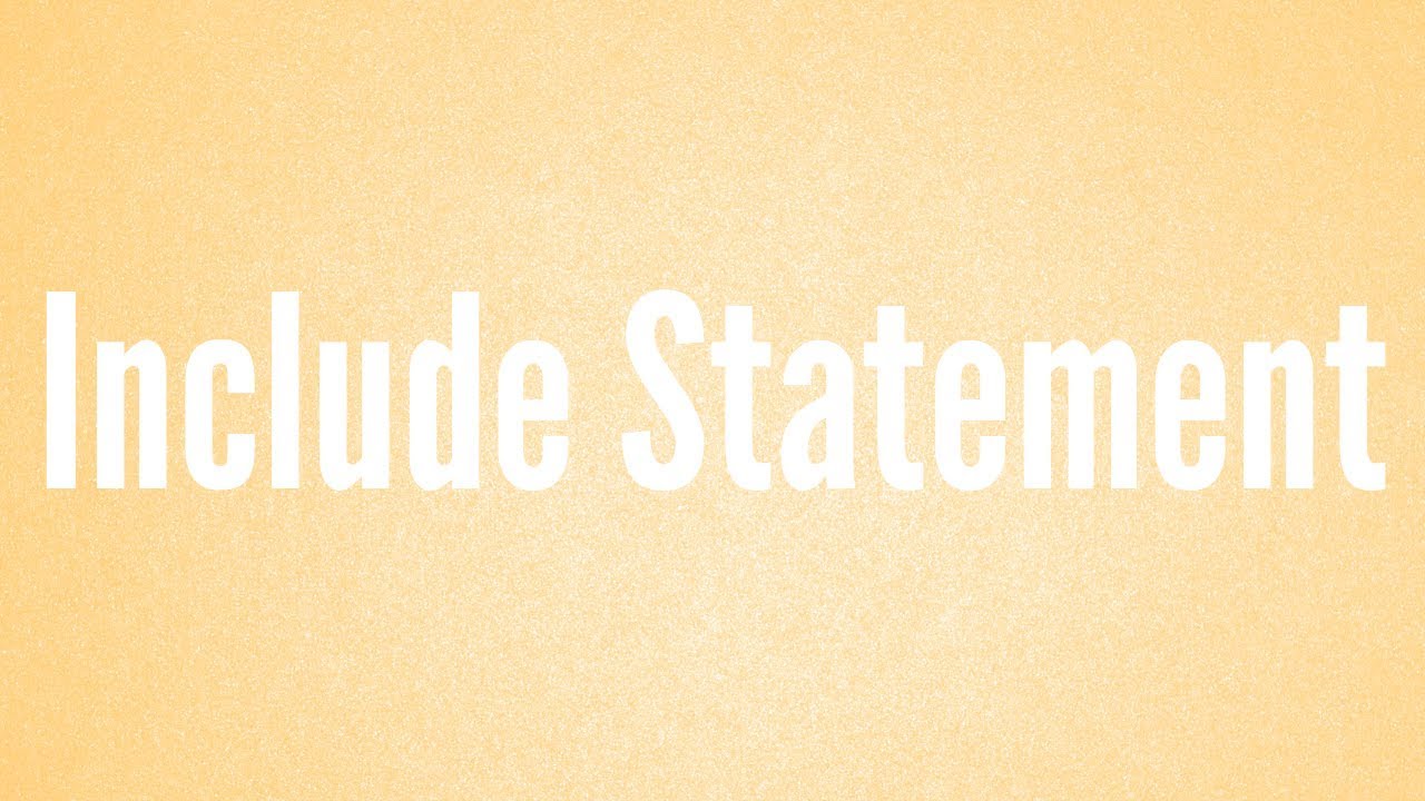 Using the Include Statement in Flask Templates - YouTube