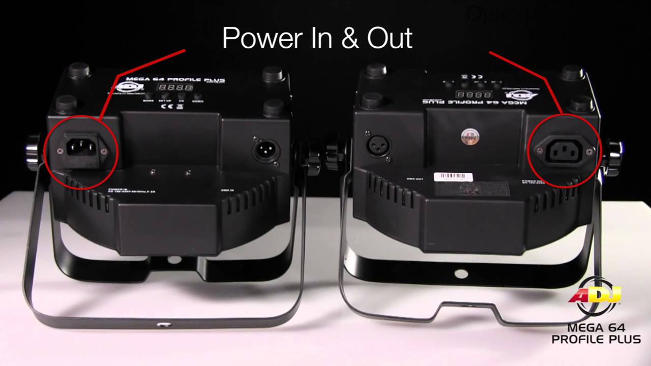 American DJ Par Mega 64 Profile Plus 12 x 4W Quad LED Par - YouTube