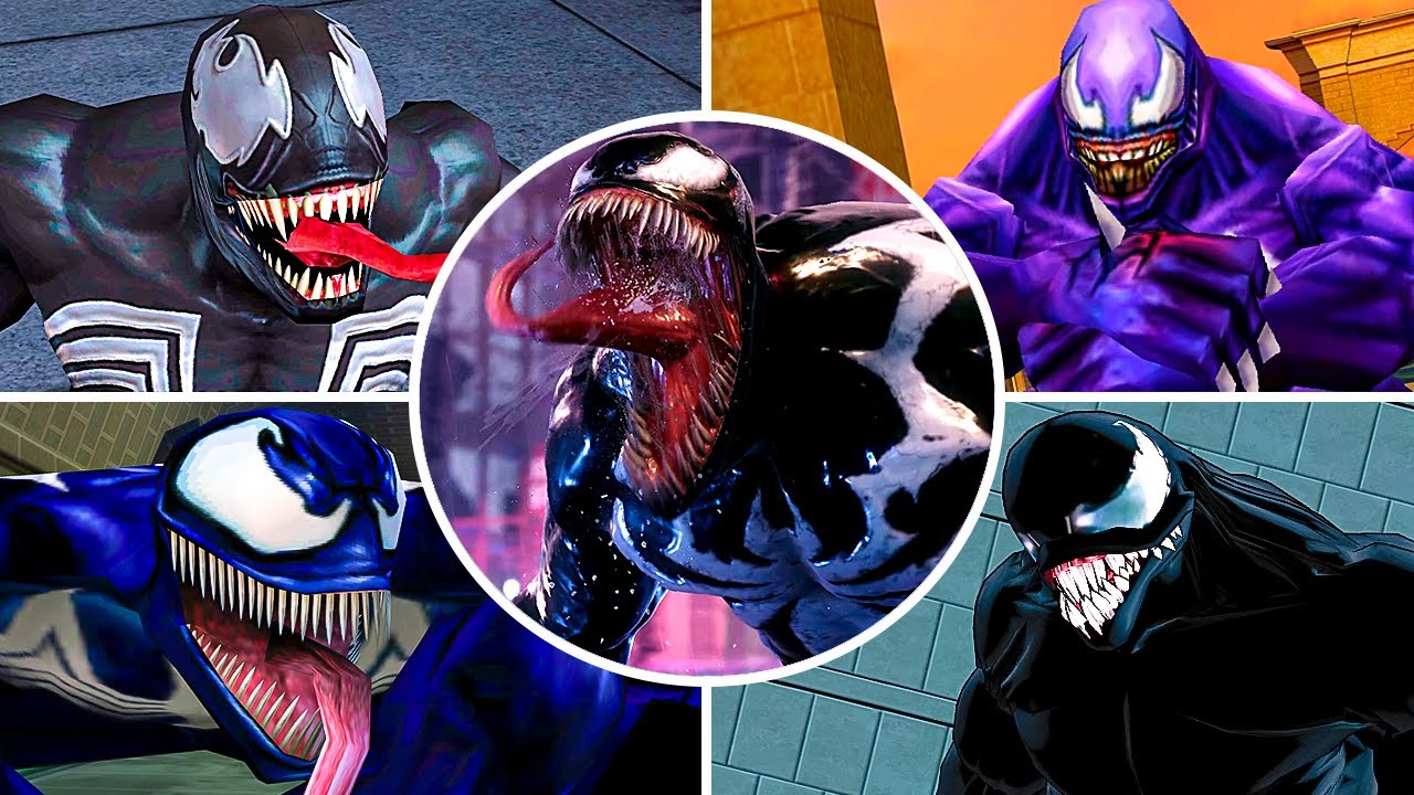 Evolution of Venom in Spider-Man Games (1990 - 2023) - YouTube