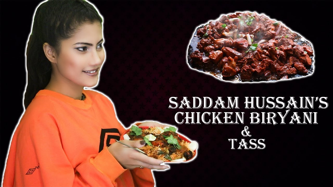 Saddam Hussain Ko Chicken Biryani & Tass | Foodie World - YouTube