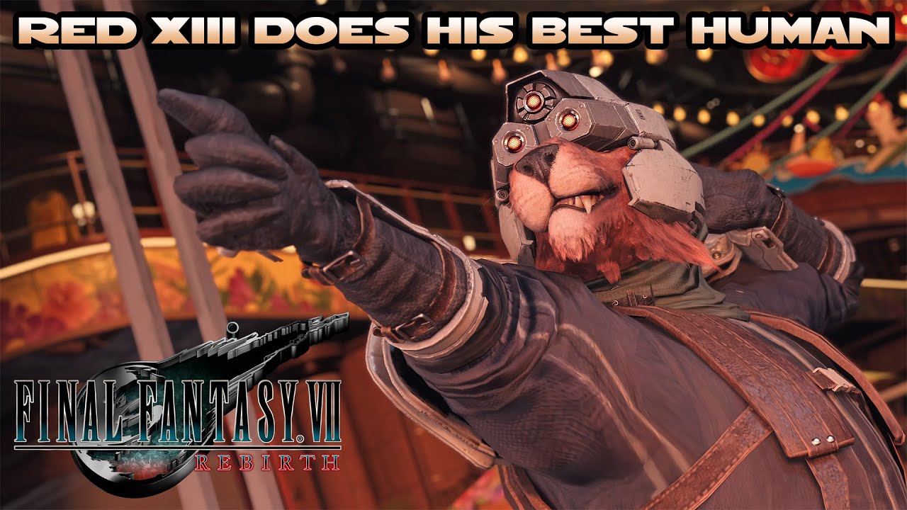 Final Fantasy VII Rebirth - Red XIII's HUMAN Disquise! - Queen's Blood ...