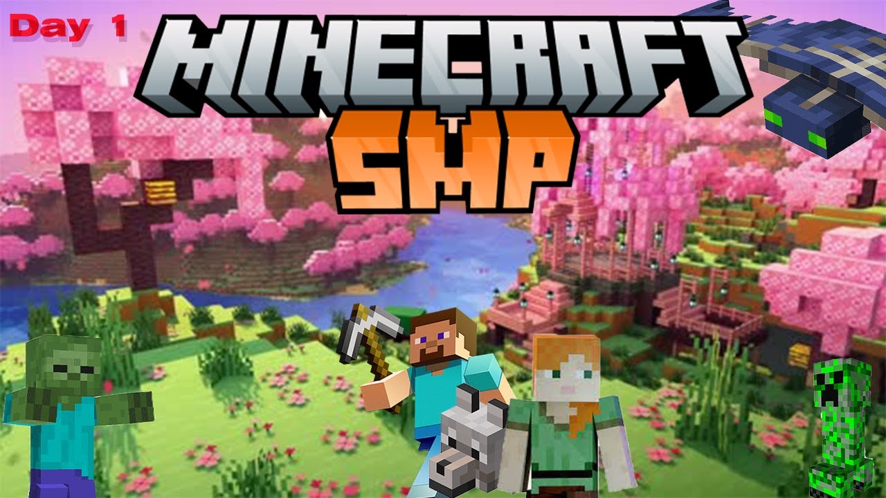 DAY 1 OF MINECRAFT - YouTube