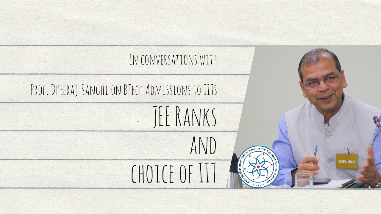 2. JEE Ranks and choice of IIT - YouTube