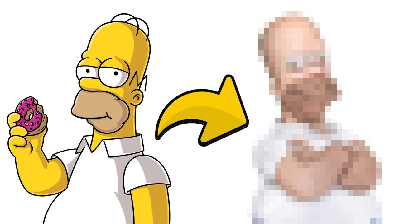 I Made FAMOUS Cartoons Realistic - YouTube