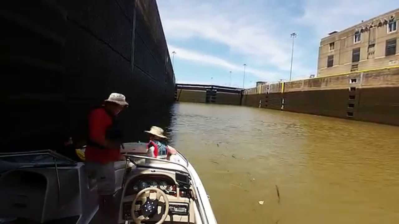 Markland lock passage - YouTube