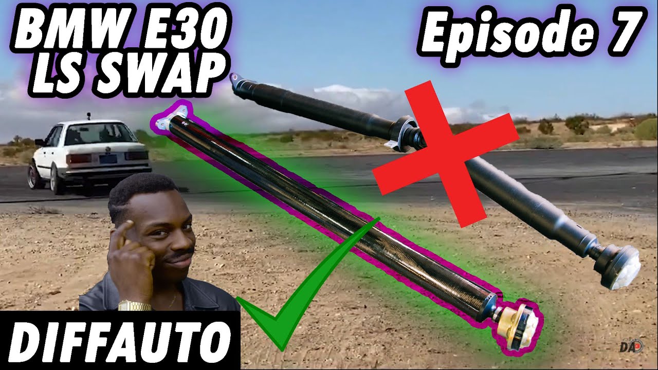 BMW E30 LS SWAP | Episode: 7 DRIVE LINE SETUP! Bottom End Complete ...