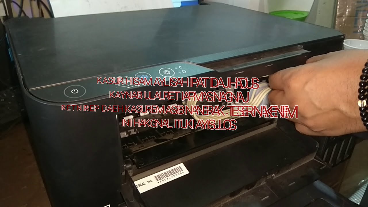 Epson l3110 ganti Encoder disk - YouTube