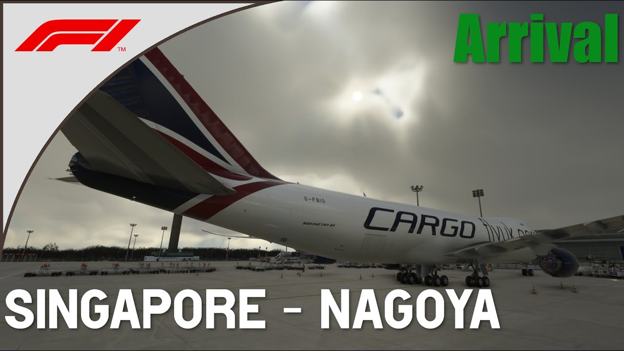 2023 F1 Season Cargo Operations | Singapore (WSSS) to Nagoya (RJGG ...
