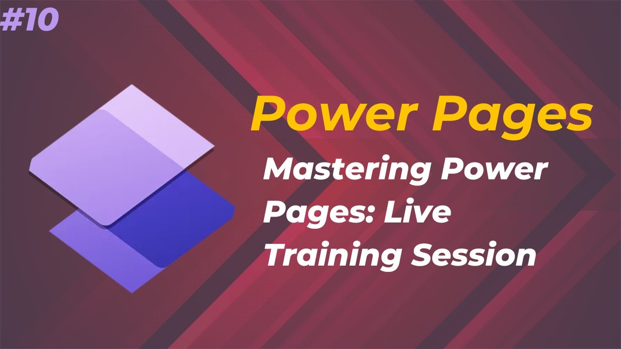 #10 Mastering Power Pages: Live Training Session | Power pages portal ...