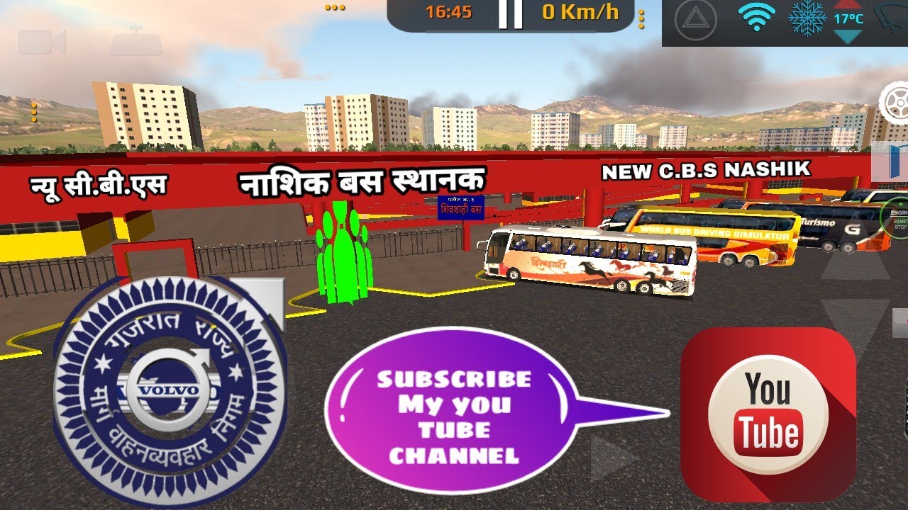 MSRTC_Shivsahi Bus Skin_ Like ETS2. W.B.D.S. - YouTube