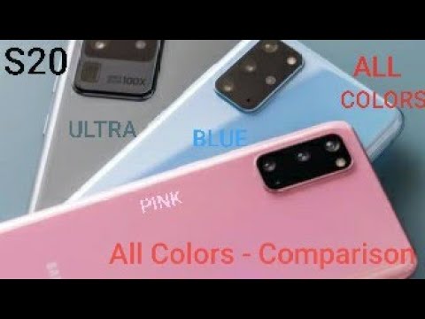 Samsung Galaxy S20 Series - Color Comparison [ s20 색상비교 ] - YouTube