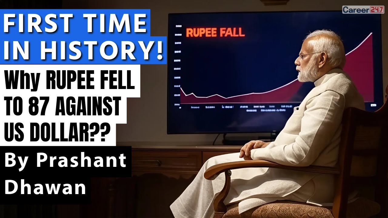 FIRST TIME IN HISTORY Indian Rupee Hits 87 Against the Dollar | Will it ...