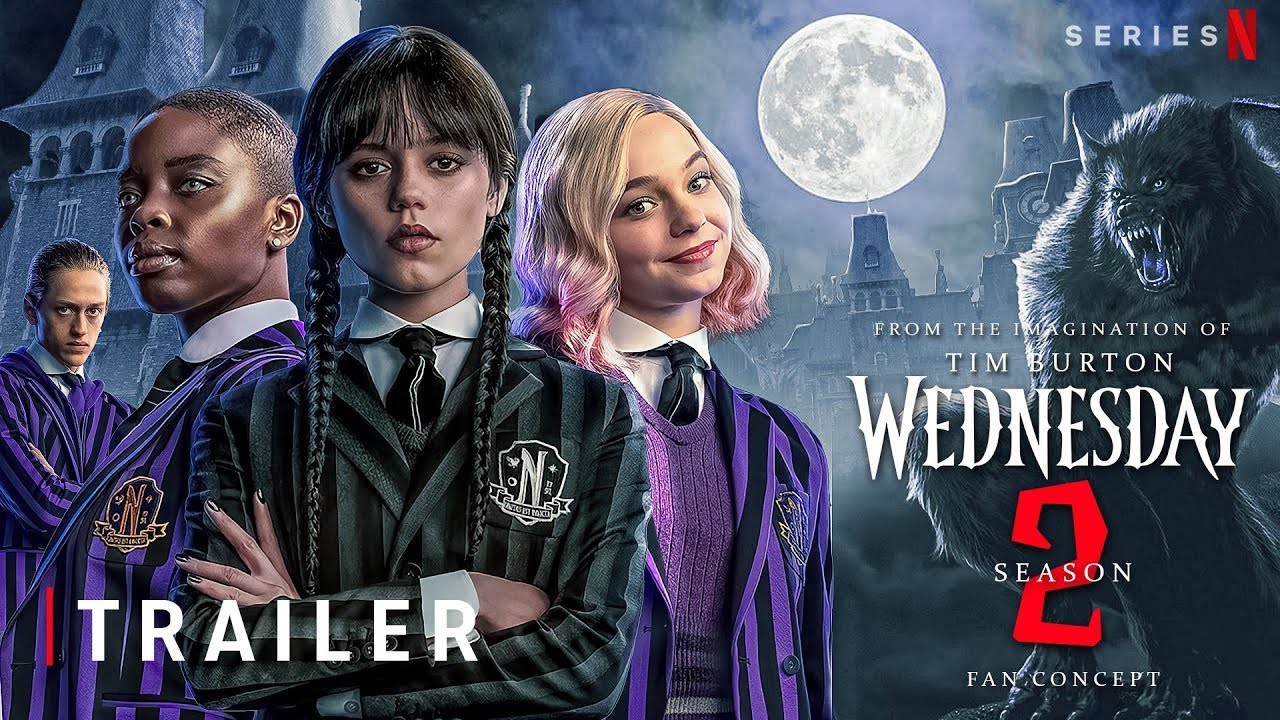 Wednesday Addams Season 2 - Teaser Trailer 2023 - Netflix FAN Concept ...