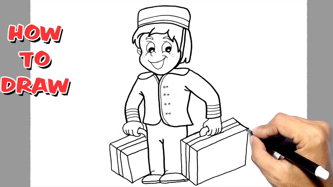 How to Draw Doorman - YouTube