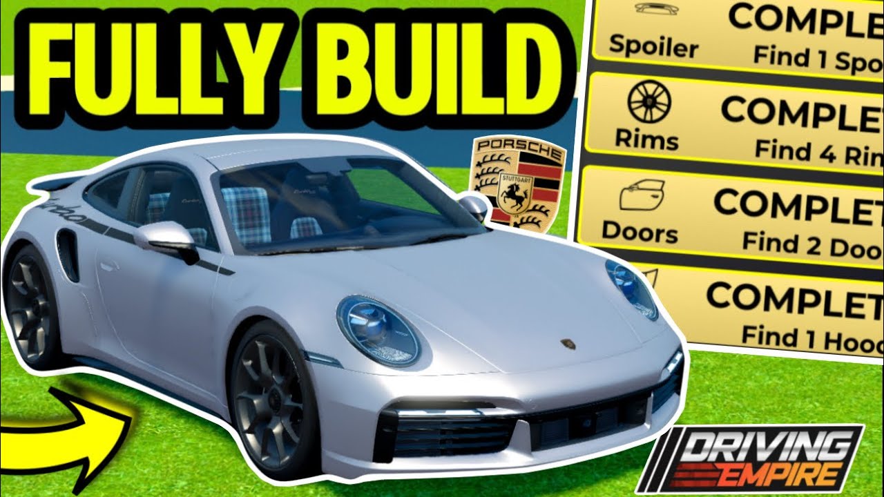 HOW TO FULLY BUILD NEW PORSCHE IN DRIVING EMPIRE! - YouTube