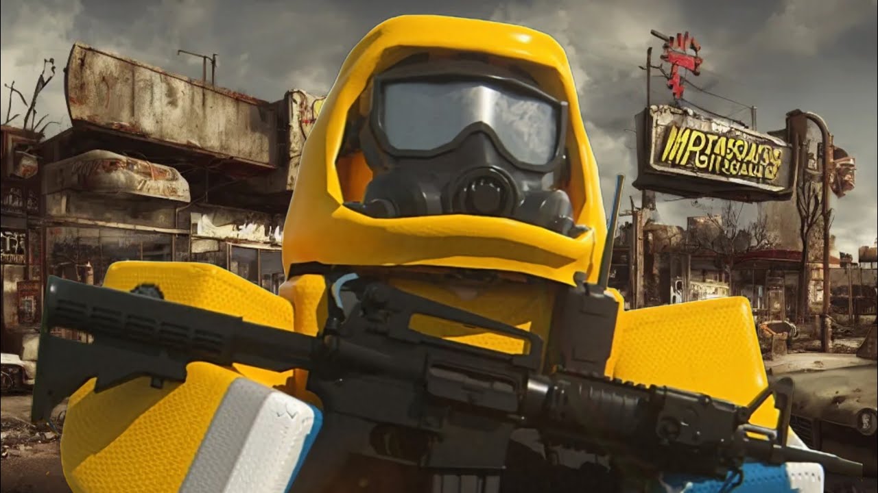 SURVIVING A FALLOUT APOCALYPSE IN ROBLOX - YouTube