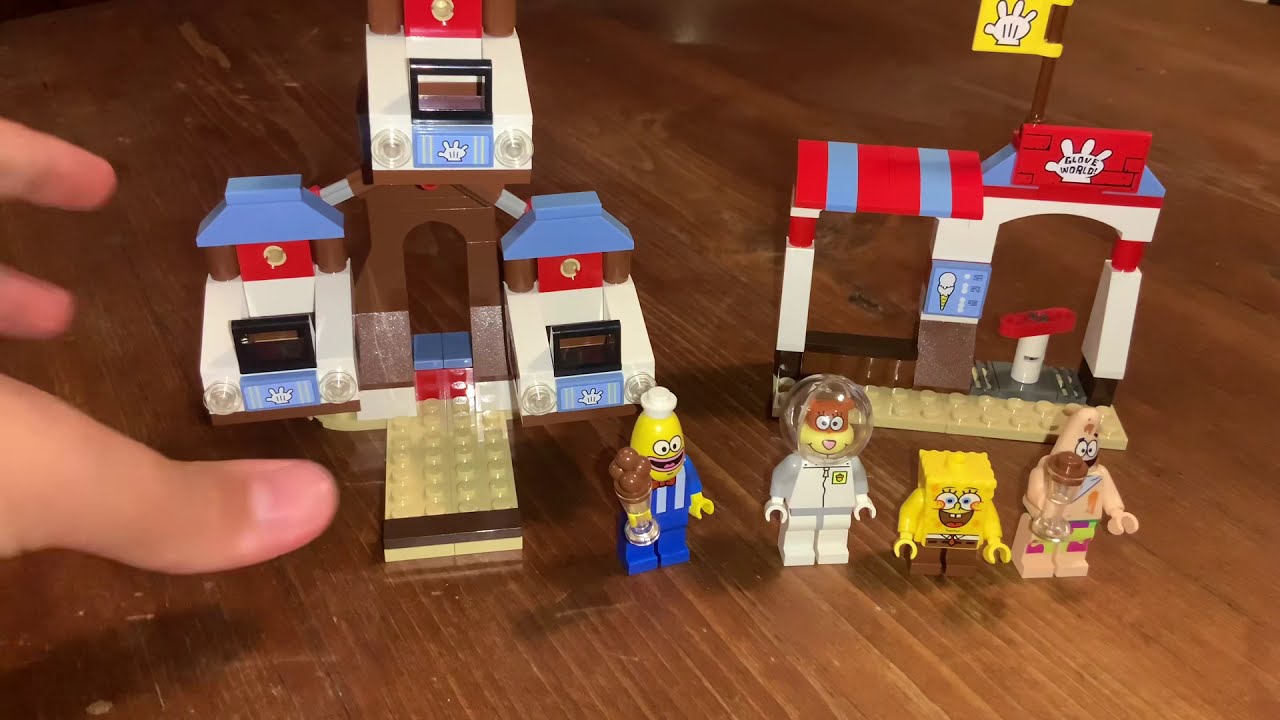 LEGO Spongebob Glove World Set Number 3816 - YouTube