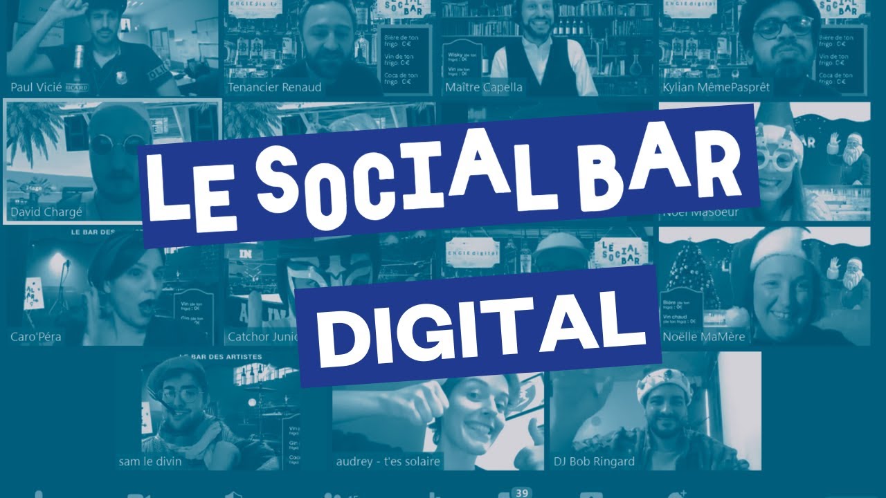 Le Social Bar Digital pour équipes en télétravail ! - YouTube