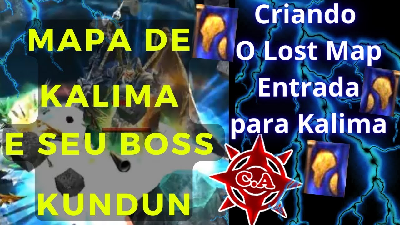 MUCABRASIL FALANDO SOBRE O MAPA DE KALIMA / COMO CRIAR UM PORTAL PARA ...