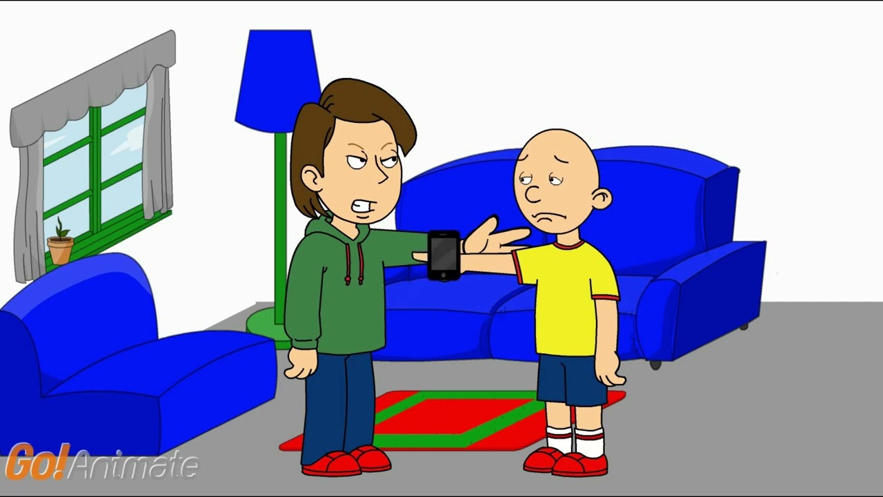 Caillou Brings Boris the iPad - YouTube
